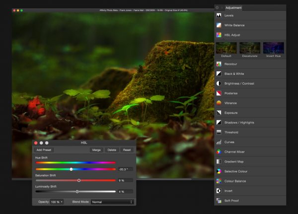 Affinity Photo para Windows ahora en versión beta, pública y gratuita