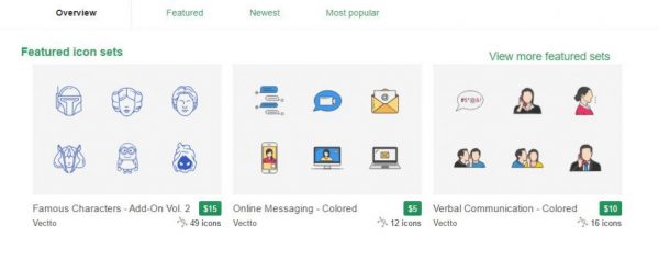 'Iconfinder', un buscador de iconos que cuenta con su propio equipo de ...