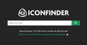'Iconfinder', un buscador de iconos que cuenta con su propio equipo de ...