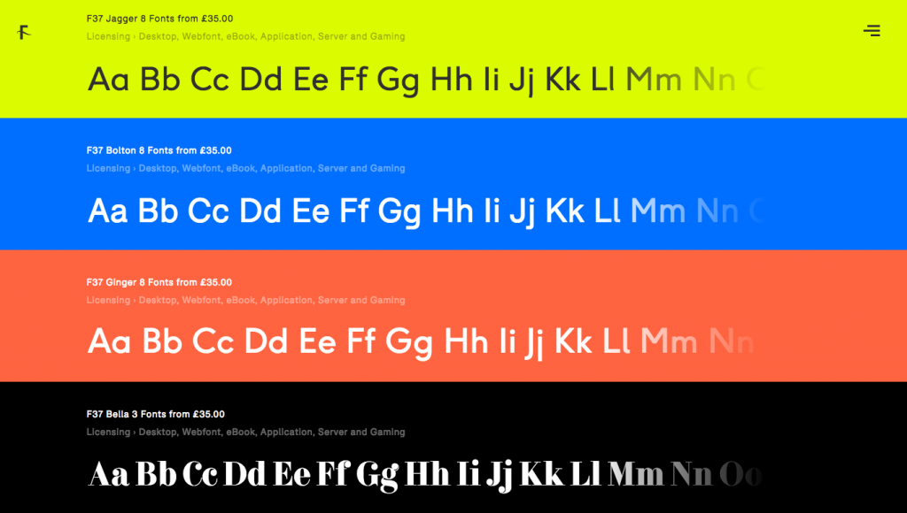 Adquiere tus fuentes de manera más rápida y fácil con F37 Foundry
