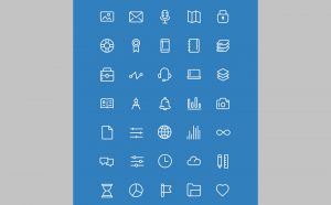 50 sets de iconos útiles y gratuitos para diseñadores web