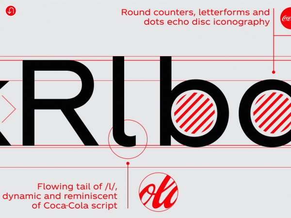 TCCC Unity, la nueva tipografía de Coca-Cola creada por Neville Brody