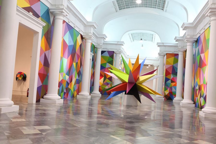 Okuda expone en València: 'The Multicolored Equilibrium between Animals ...