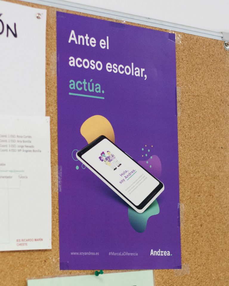 Andrea, la app para combatir el acoso escolar diseñada por Nectar Estudio