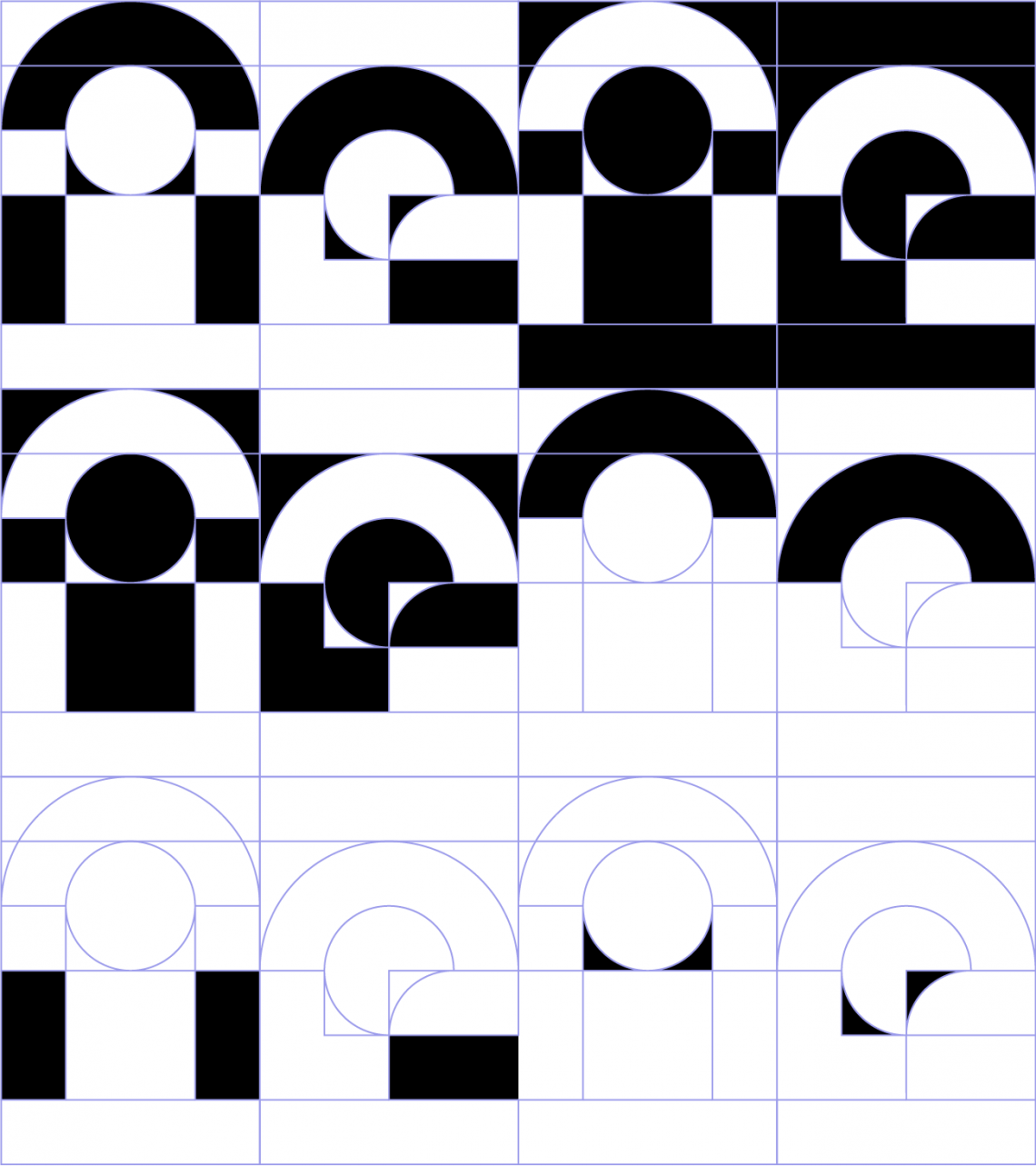 Diode, experimentación modular como forma y contraforma tipográficas ...