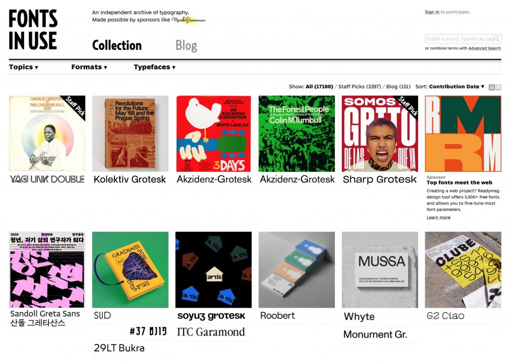 La icónica web Fonts in Use cumple 10 años desde su creación