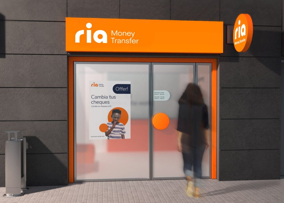 El nuevo branding de Ria Money Transfer que pretende actualizar la marca