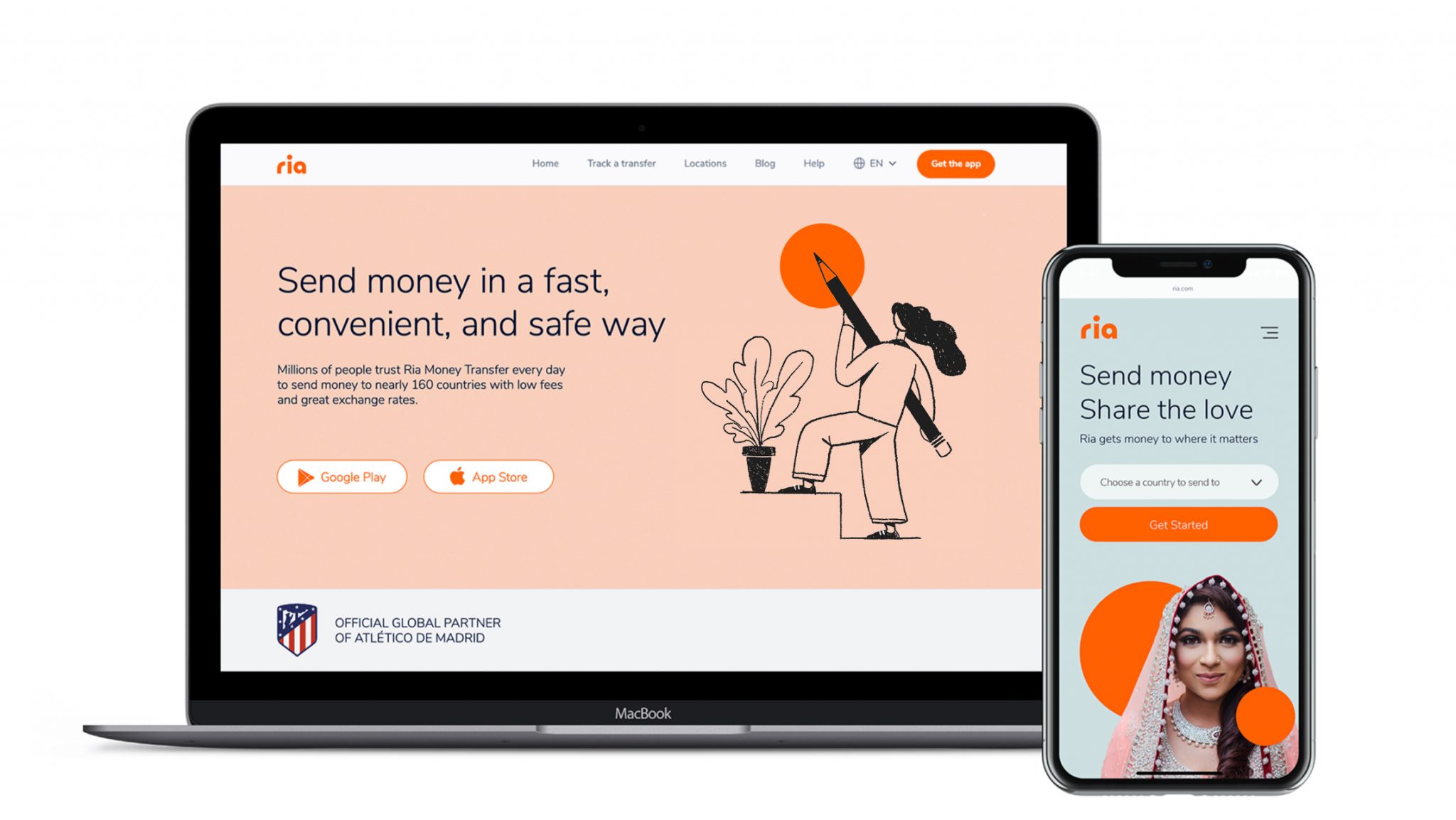 El nuevo branding de Ria Money Transfer que pretende actualizar la marca