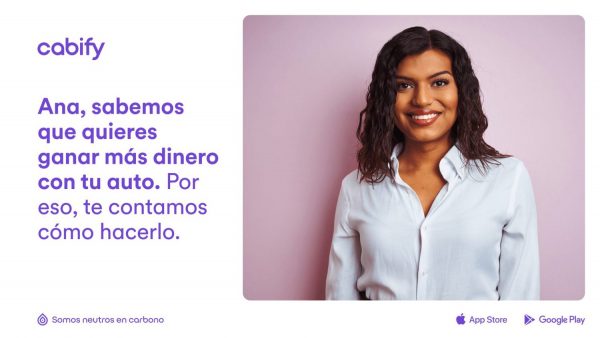 Este es el logo de Cabify para afrontar los nuevos retos de movilidad