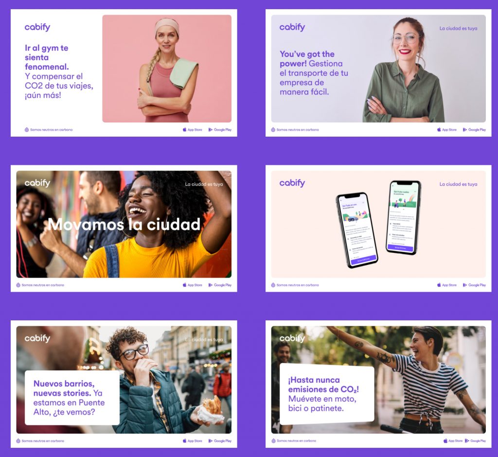 Este es el logo de Cabify para afrontar los nuevos retos de movilidad