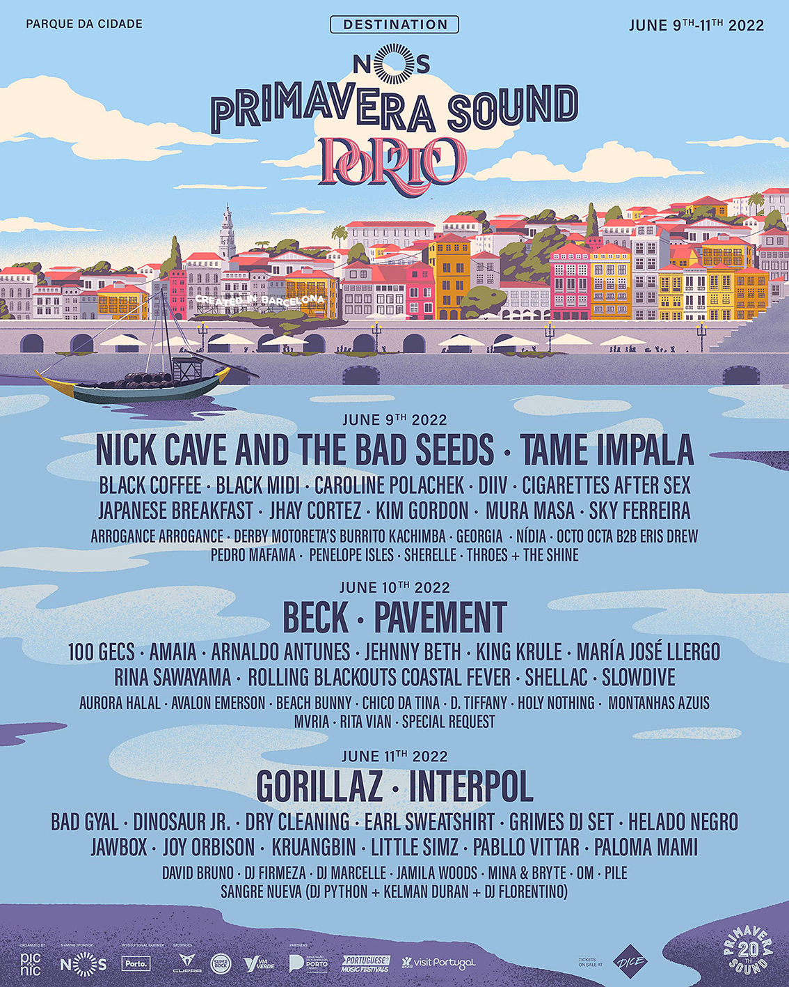 El Primavera Sound celebra su 20º aniversario con 6 piezas de animación