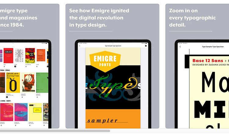 «Emigre Fonts App, la aplicación móvil de Emigre ya está disponible ...