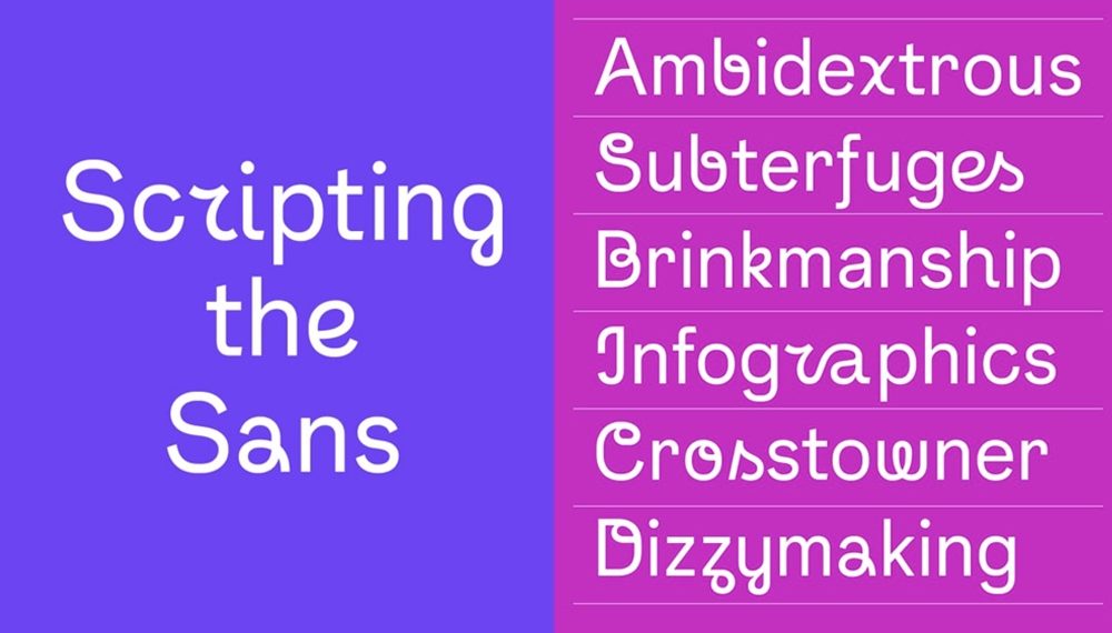 «Instagram sans, una grotesca geométrica y mucho más»