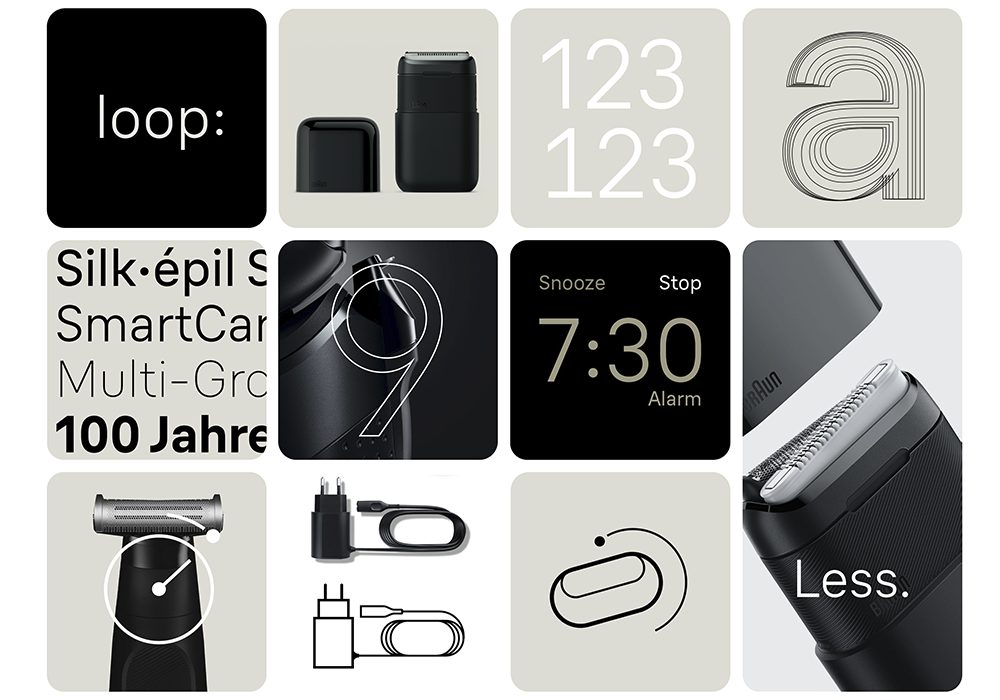 Toda la herencia de diseño de Braun, en su nueva tipografía corporativa