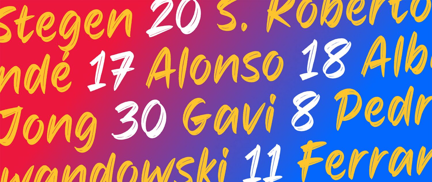 FC Barcelona Brush, la nueva tipografía del Barça