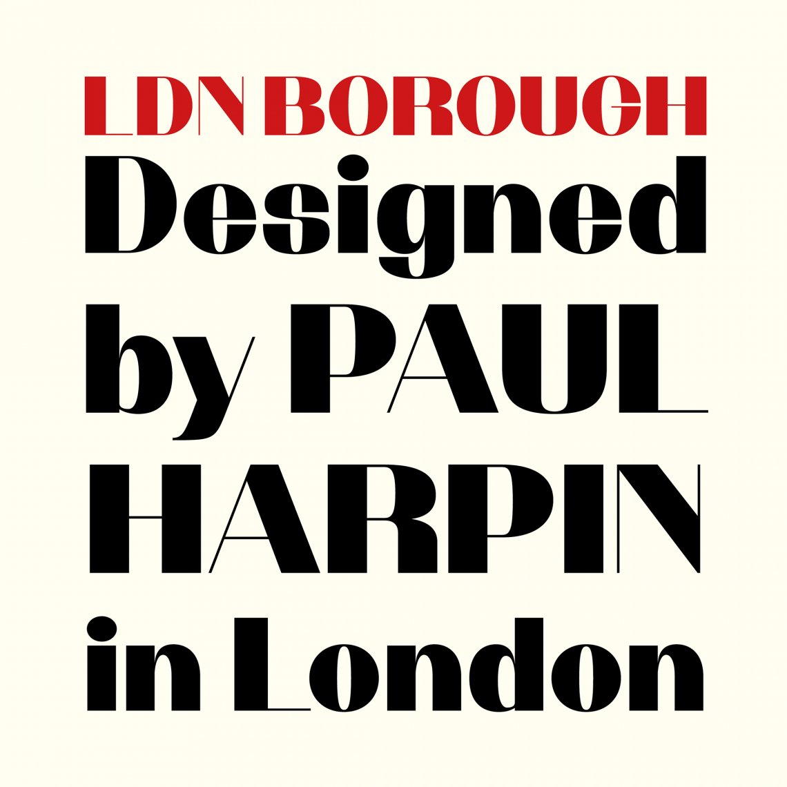 Tres nuevas tipografías inspiradas en Londres